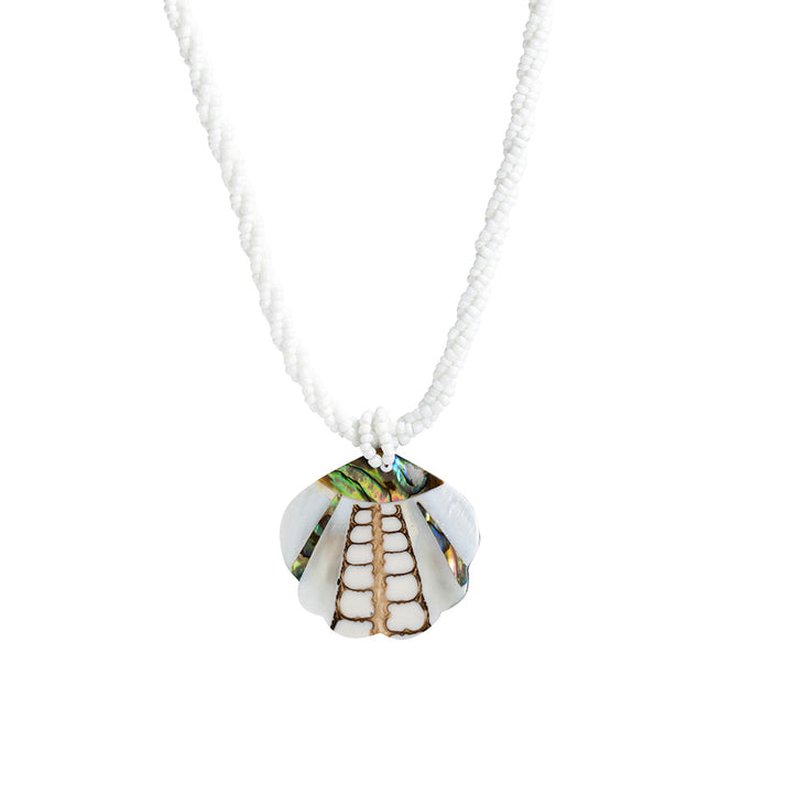 PALM STRINGS - SHELL ASSORTED BRAIDED MEDALLION